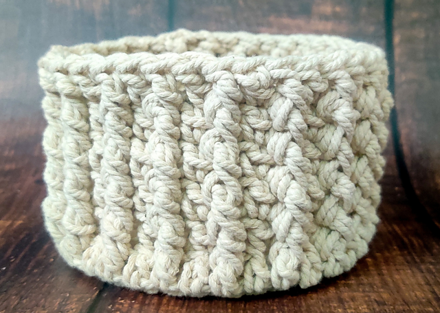 Ravelry: Textured Macrame Basket pattern by Rajeshwari Singh