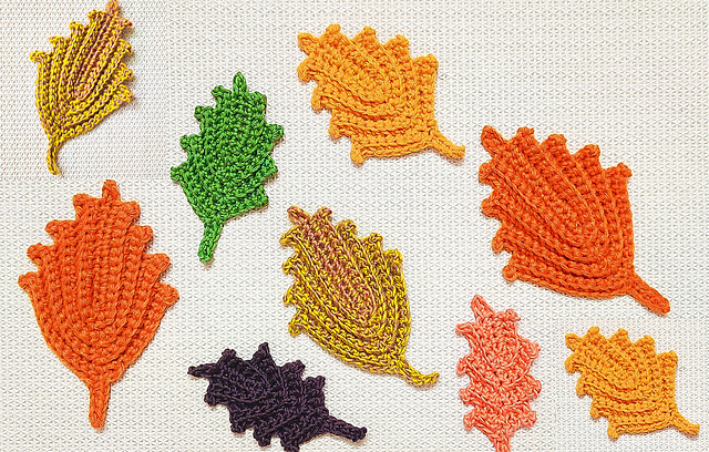 Ravelry: Easy Autumn Fall Leaves pattern by Rajeshwari Singh