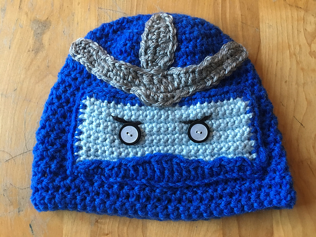 Ravelry: Kids' Ninja Hat pattern by Rebecca Vendetti