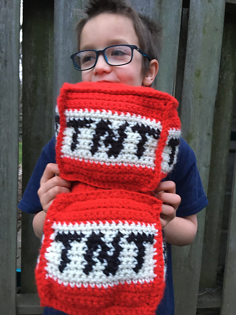 Ravelry Minecraft Tnt Blocks Pattern By Rebecca Vendetti