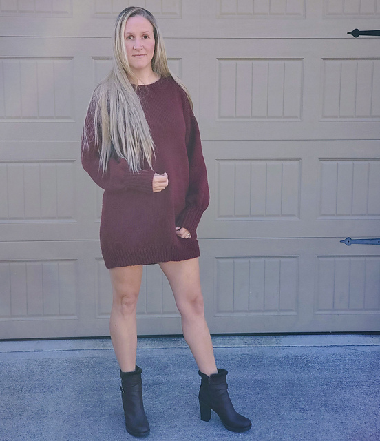 Ravelry: Everyly Sweater Dress pattern by Rachel Abernathy