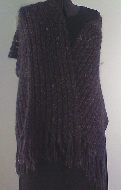 Ravelry: raynathompson's Grape Moonlight Mohair Shawl