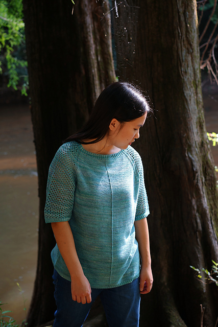 Ravelry: Downstream Tee pattern by Ruth Nguyen