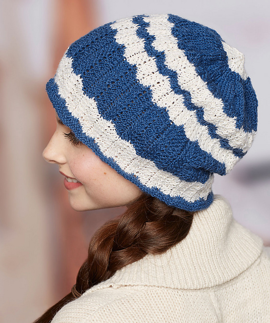 Ravelry: Wavy Skull Cap pattern by Heather Lodinsky