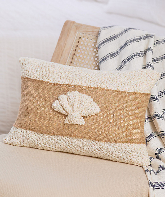 Ravelry: Scallop Shell Pillow pattern by Michele Wilcox