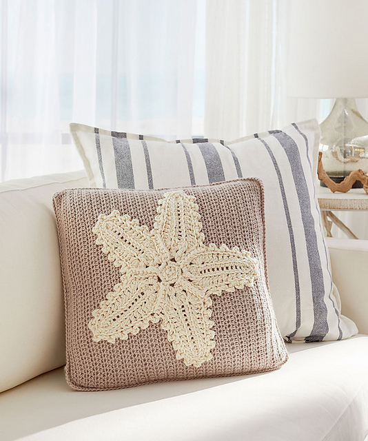 Ravelry: Starfish Pillow pattern by Nancy Anderson