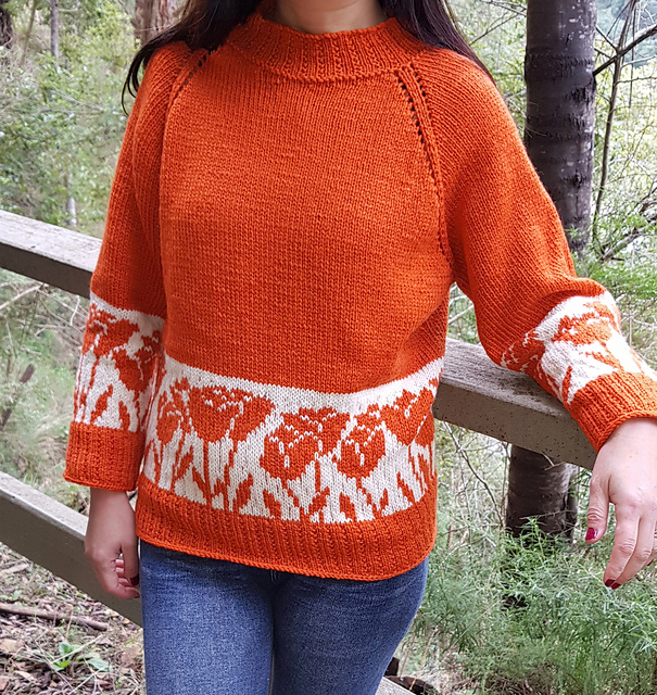 Ravelry: Blossom Tulip Sweater pattern by Jie