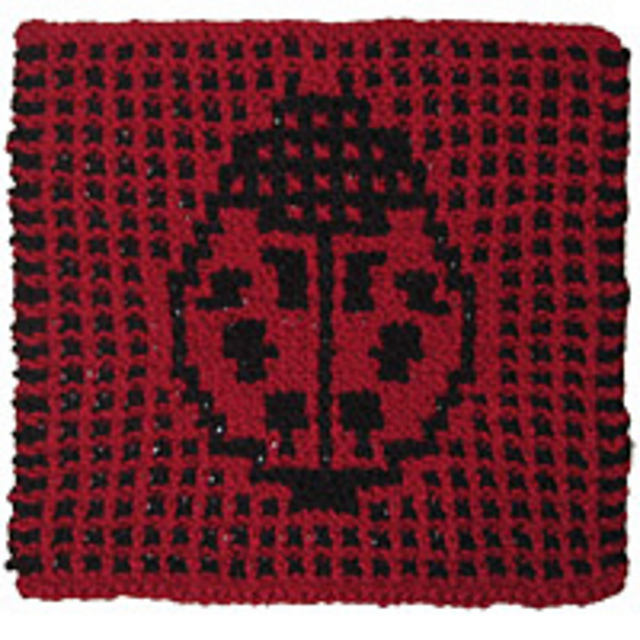 Ravelry: Lucky Ladybug Dishcloth pattern by Becky Curran