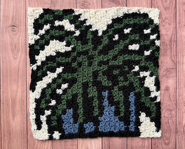 Ravelry: Spider Plant C2C Square pattern by Jamie Morris