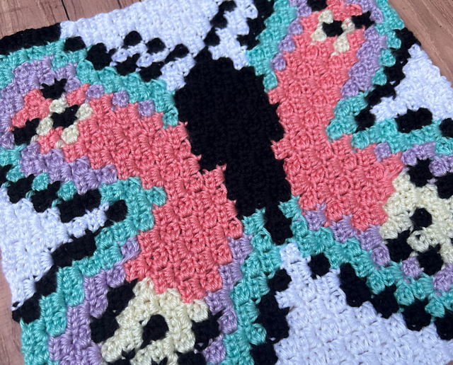 Ravelry: Butterfly C2C Square pattern by Jamie Morris