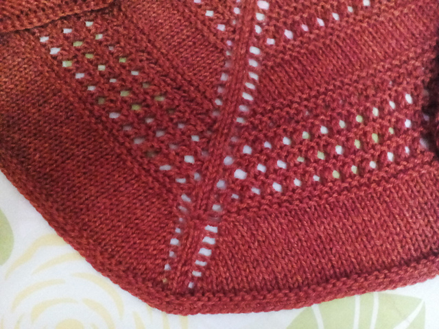 Ravelry: ren122029's Textured Triangle Shawl