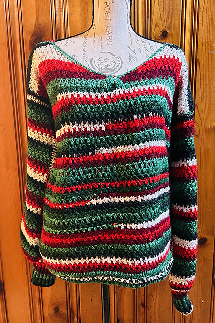 Ravelry: Holly Jolly Sweater pattern by Jasmine Kennon