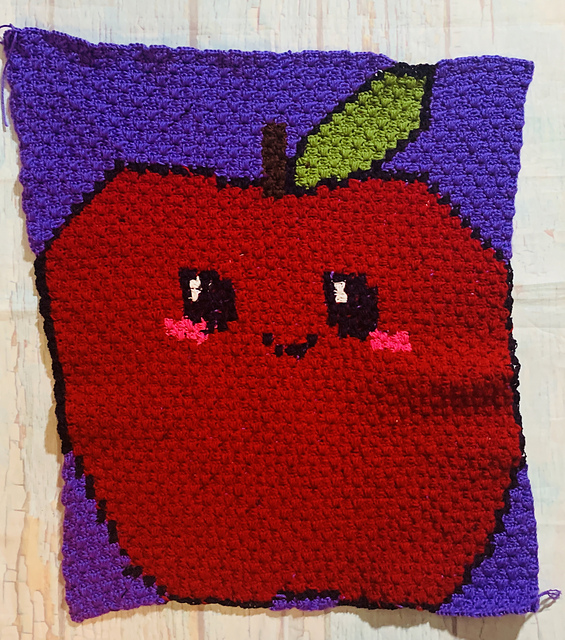 Ravelry: C2C Apple pattern by Jasmine Kennon