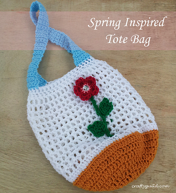 Ravelry: Spring Inspired Tote Bag pattern by Rhea Papellero