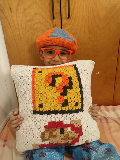 Ravelry: Super Mario C2C Pillow Case pattern by Rhea Papellero