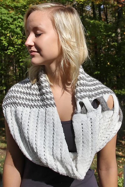 Ravelry: Cowl Omega pattern by Engineered Knits