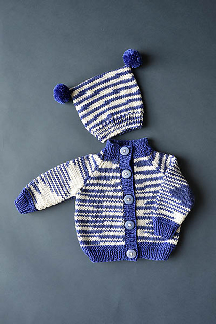 Ravelry: Rah Rah Baby Cardigan pattern by Universal Yarn