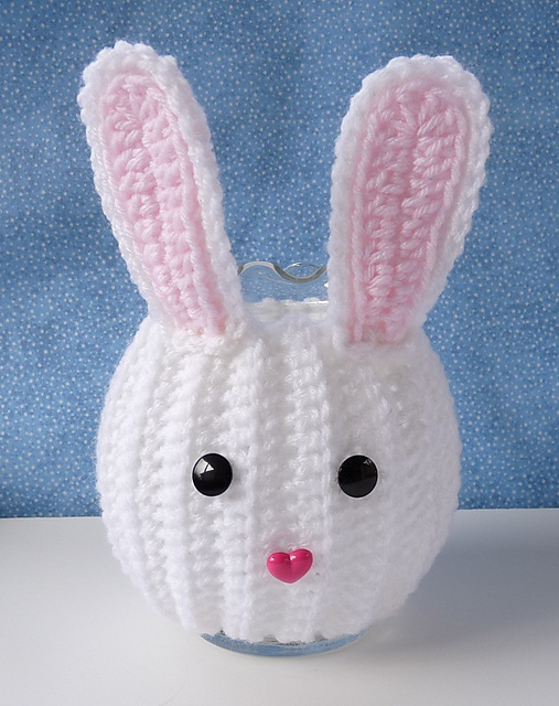 Ravelry: Bunny Jar Cozy pattern by Doni Speigle