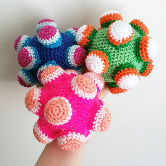 Ravelry: Katamari Balls pattern by Secretly Gnoming Productions