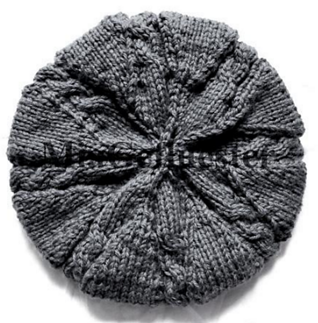 Ravelry: Cabled Beret pattern by Octostag