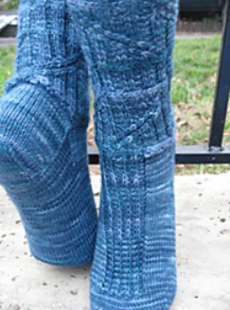 Ravelry: Tangaroa; Solid Socks Mystery Oct/Nov 2012 pattern by Sara R.