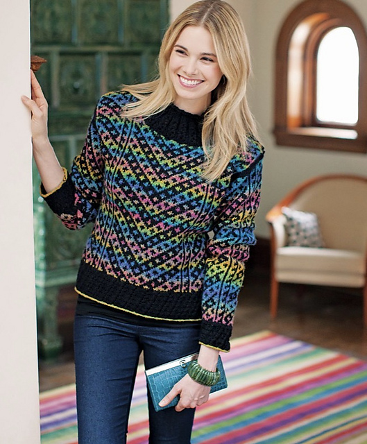 Ravelry: Turkish Delight Sweater pattern by Donna Druchunas