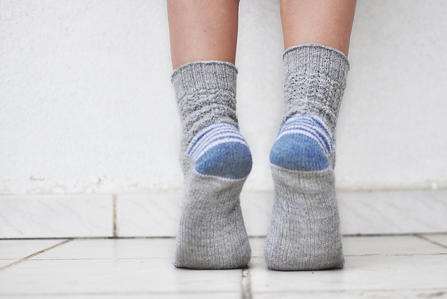 Ravelry: rililie's ShellSocks in blue
