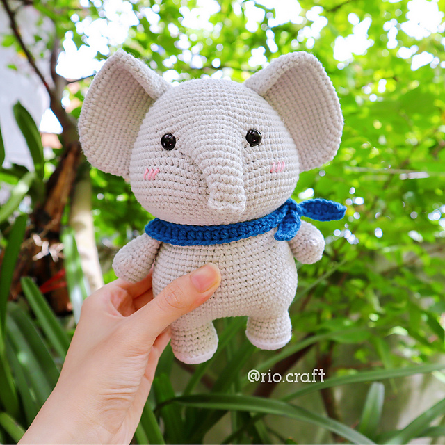 Ravelry: Nino the elephant pattern by RiO Craft