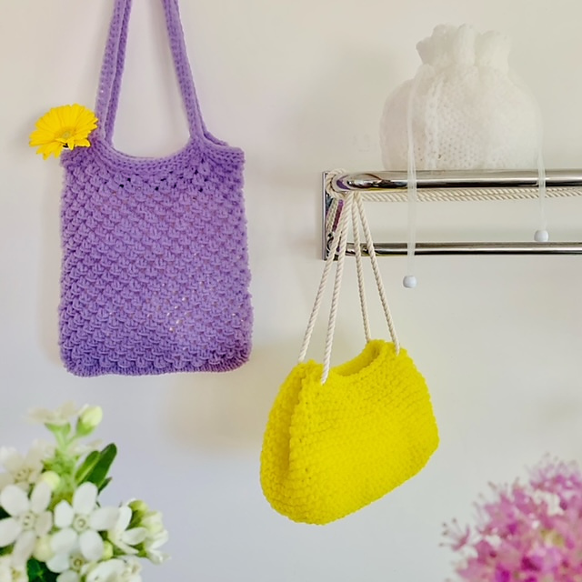 Ravelry: Summer Bag Set - Mermaid, Clam shell, Jellyfisf pattern by ...