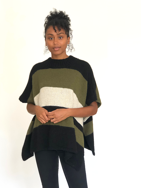 Ravelry: Wythe Poncho pattern by Rebecca Kevelson