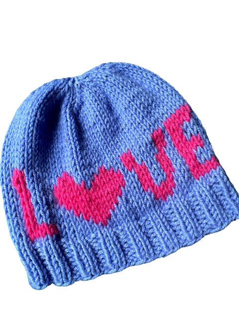 Ravelry: LOVE LOVE Hat pattern by Rebecca Kevelson