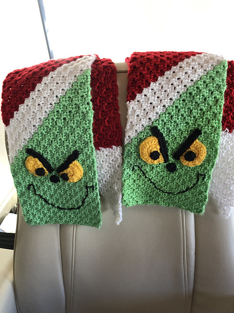 Ravelry: robinknits' Grinch scarf