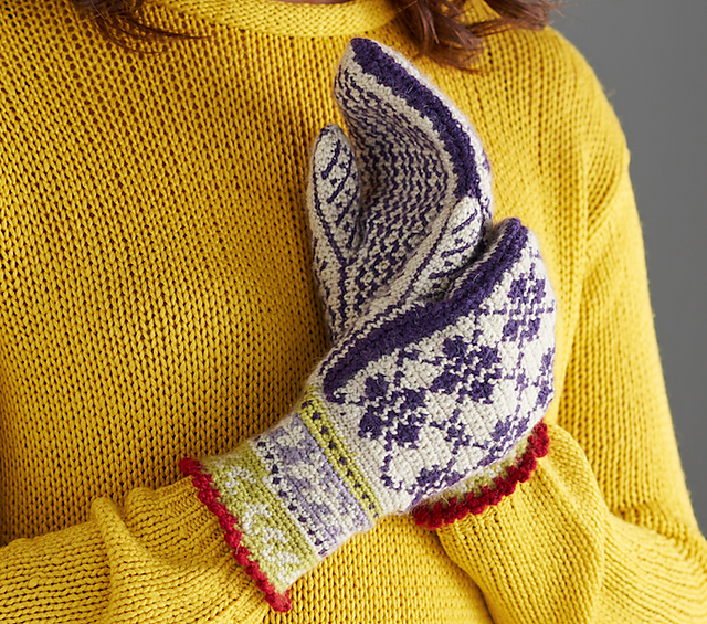 Ravelry: Colour Happy Mittens pattern by Sara Huntington