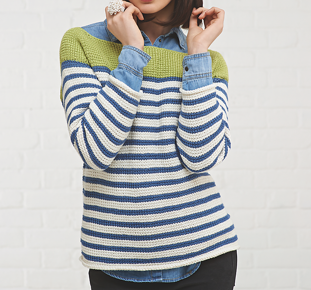 Ravelry: Classic Stripes Breton Top pattern by Simone Francis