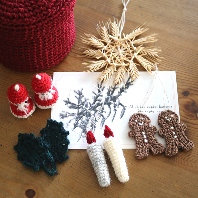 Ravelry: Various Christmas Ornament pattern by Ronique (Reiko Fukushima)