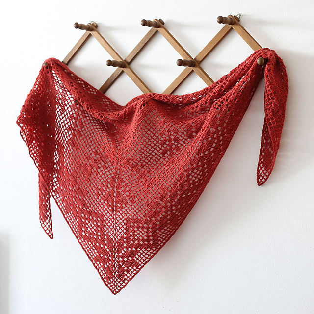 Ravelry: Two Variations of Filet Crochet Shawls pattern by Ronique ...