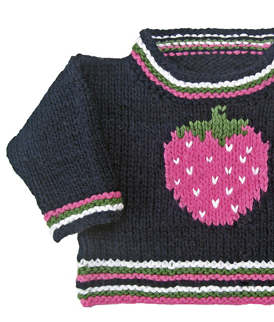Ravelry: Strawberry Pullover pattern by Gail Pfeifle, Roo Designs