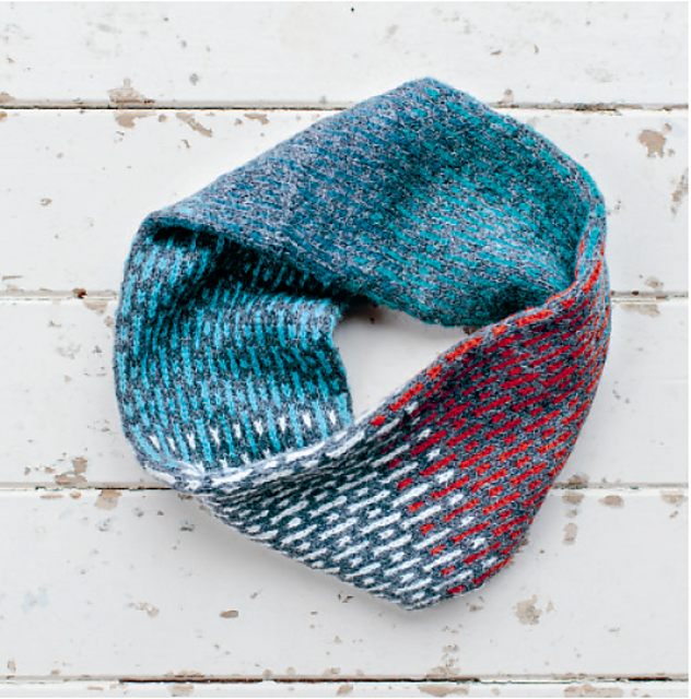 Ravelry: Dot Dash Cowl pattern by Hilary Grant (Orkney)