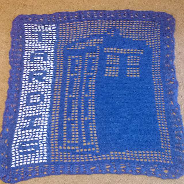 Ravelry: Tardis Blanket pattern by Crochet by Bai