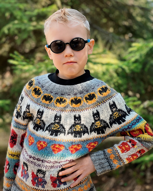 Ravelry: Super heroes Sweater Kids pattern by Rose Marinne