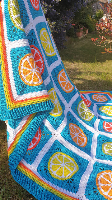 Ravelry: Zesty Blanket pattern by Rosina Plane