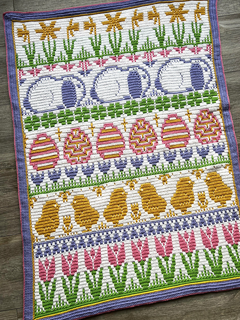 Ravelry: Spring Into Easter Mosaic pattern by Rosina Plane