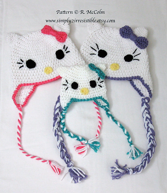 Ravelry: Kitty Cat Hat pattern by Ruth McColm