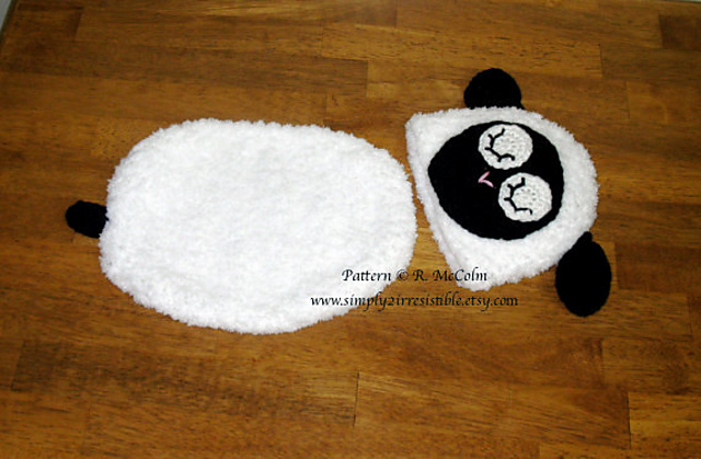 Ravelry: Sleepy Sheep Beanie and Cape/Cover Set pattern by Ruth McColm