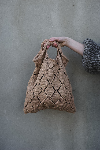 Ravelry: Diamond market bag pattern by Neringa Ruke