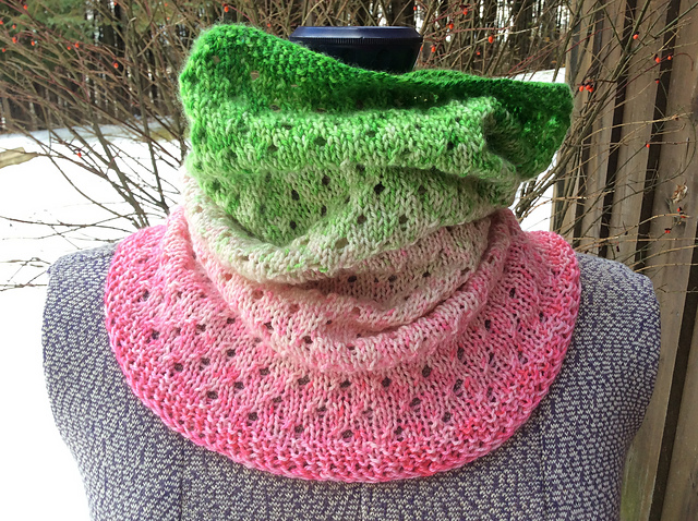 Ravelry: Staggered Eyelet Cowl pattern by RuralRouteFive