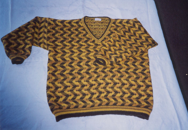 Ravelry: Zigzag V-neck Sweater pattern by Kaffe Fassett