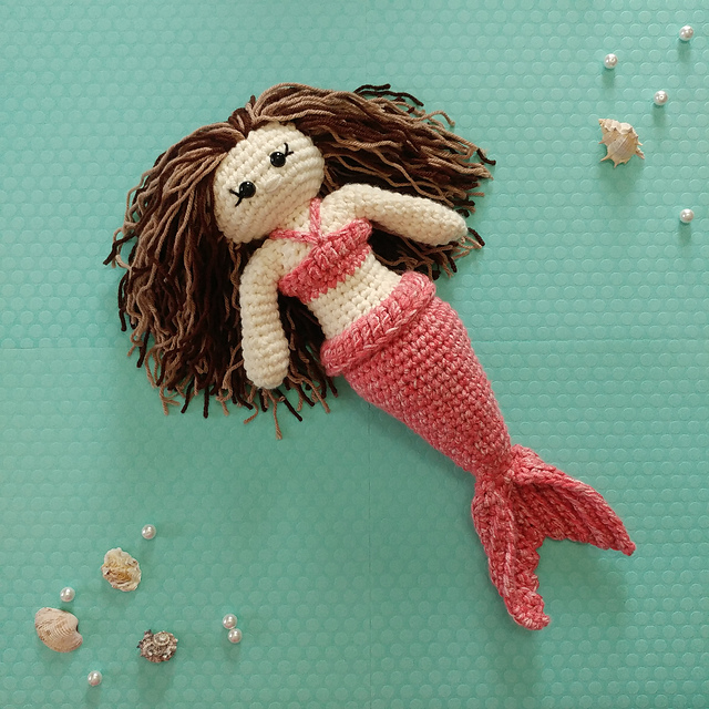 Ravelry: Shellina The Mermaid Doll pattern by April Rothenburger