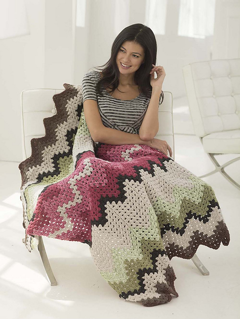 Ravelry: Rosehill Cottage Afghan pattern by Sarah Zee