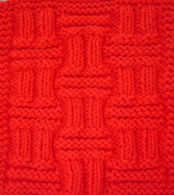 Ravelry: Double Basketweave Square pattern by Terry Morris
